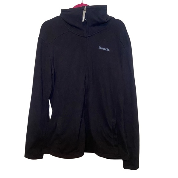 Bench | Jackets & Coats | Bench Zip Up Jacket In Black Collar | Poshmark